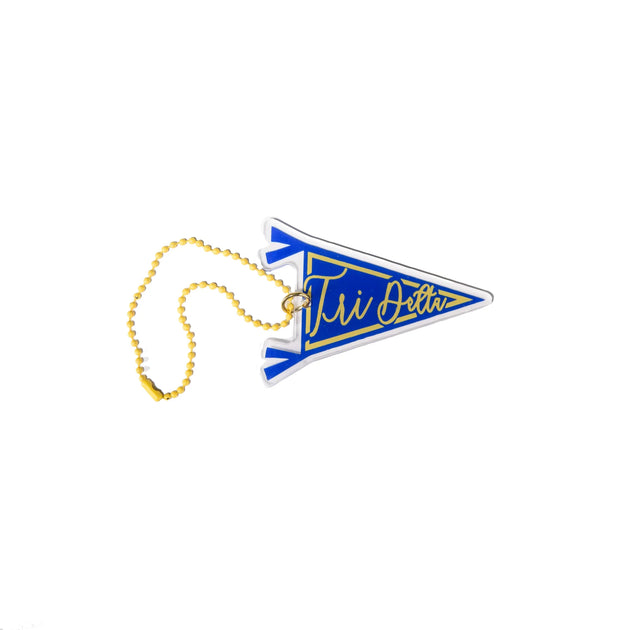 Delta Delta Delta Pennant Keychain – Mays Street Boutique